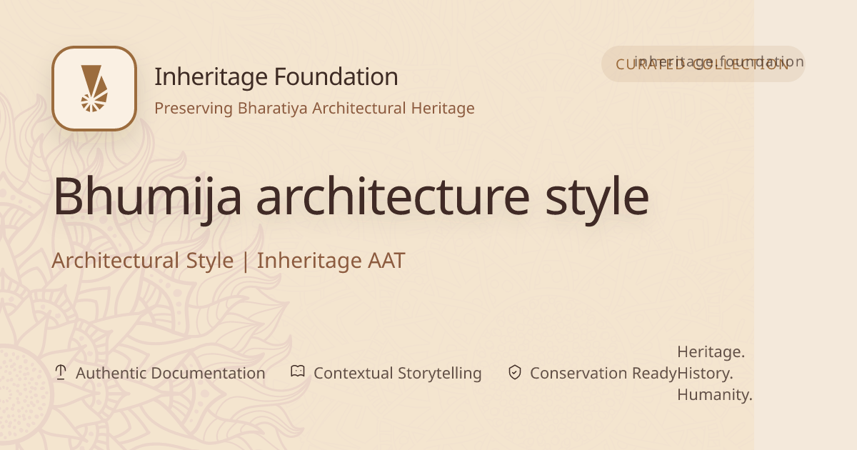 Bhumija architecture style | Inheritage Foundation Art & Architecture ...